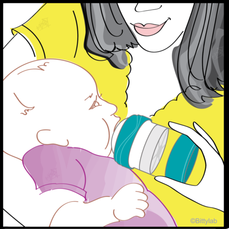 Best feeding positions for babies with reflux gas, colic and fuss
